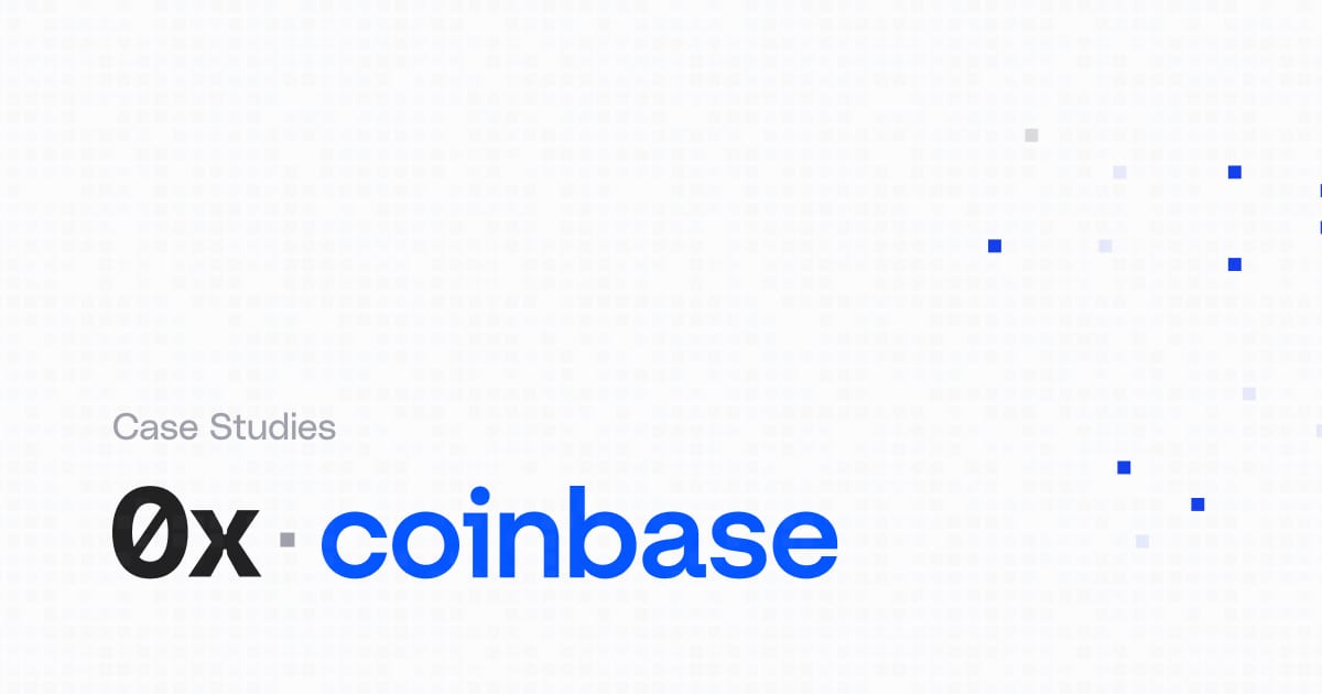 0x + Coinbase | Powering Onchain Swap Infrastructure